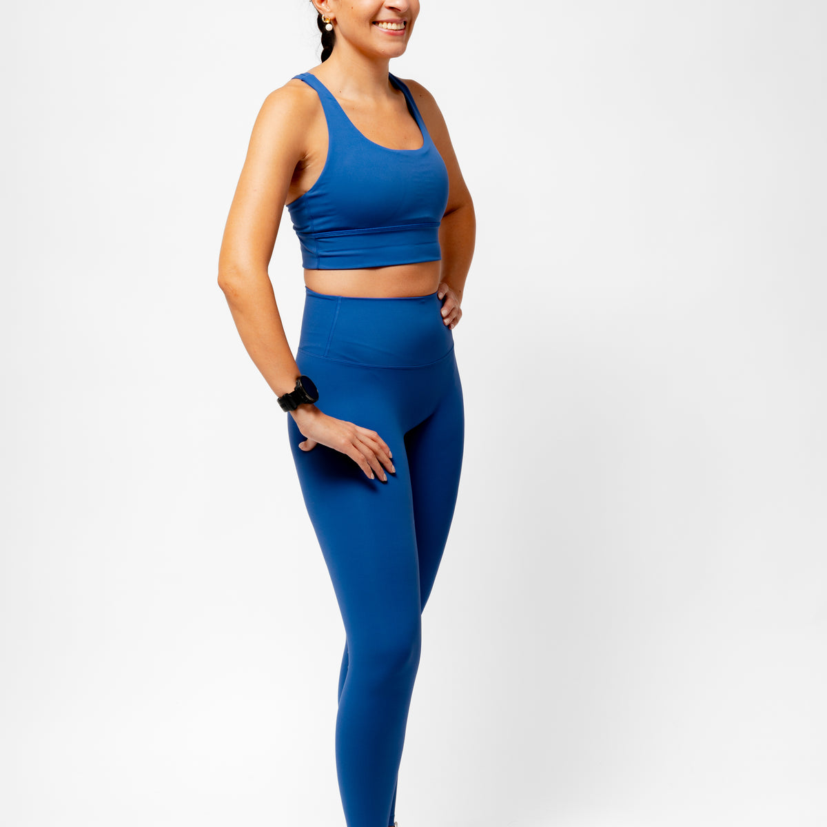 Top azul rey liso cruzado – Zaak Wear